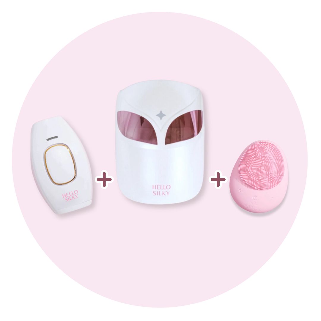 At Home IPL Laser Hair Removal | LED Light Therapy Masks | Hello Silky